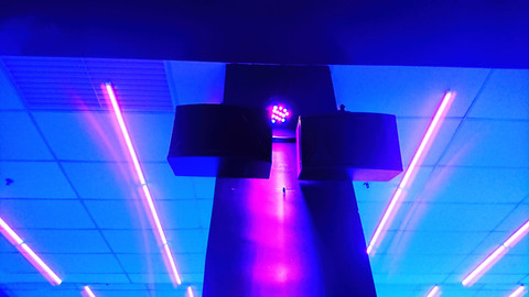 Glow In The Dark Cosmic Bowling Entertainment Center | Mid Valley ...