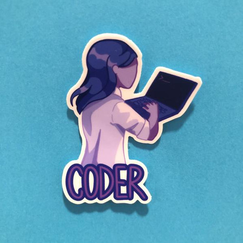 Coder Sticker | Reinvented Magazine