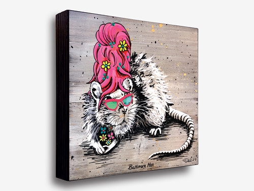Baltimore Hon with Pink Hair Shadow Box | The Ginger Chik