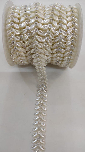 Media Perla Hoja Strass 9m | Misitio