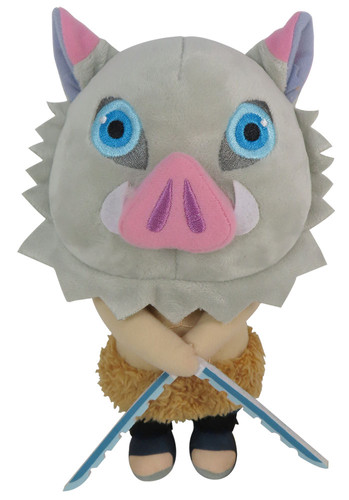 Demon Slayer Inosuke Boar Mask Plush | Julie Novelties