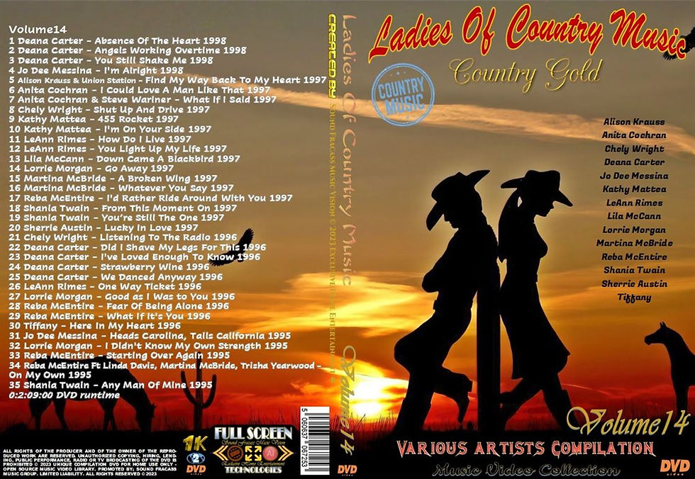 Ladies of Country Music Video DVD – Volume14 | website
