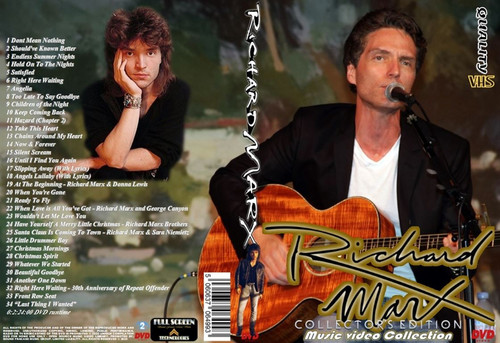 Richard Marx Music Video DVD - Collector’s Edition | website