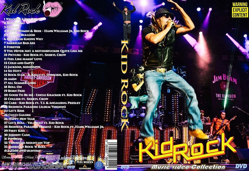 Kid Rock Music Video Collection DVD | website