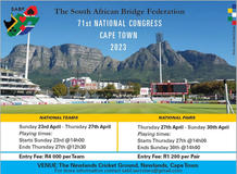 South African Bridge | South African Bridge Federation