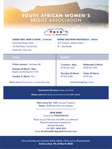South African Bridge | South African Bridge Federation