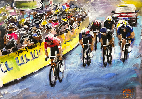 Battle for Third – Stage 7, 2021 | BikeArtShirleyPeters