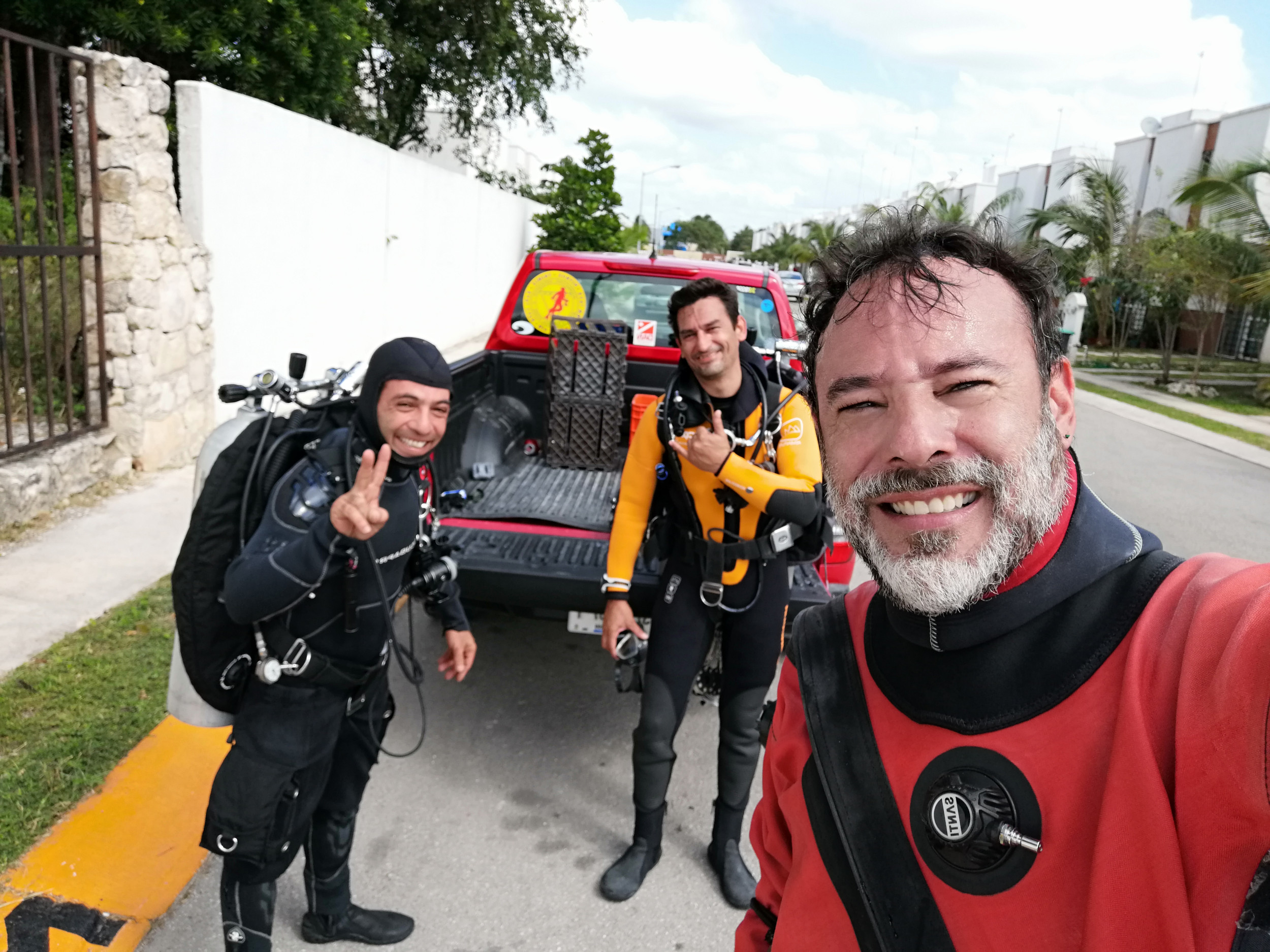 Ready for my cave course? Advanced Diver Mexico - Playa del Carmen.