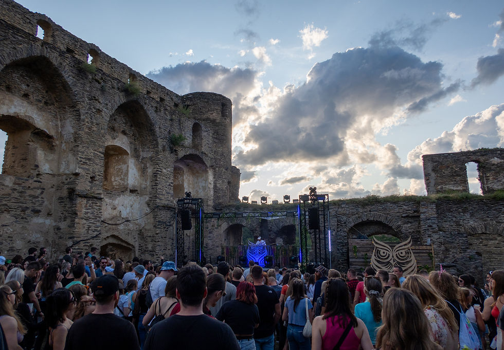 Castle Beats Music Festival at Rheinfels Castle in Sankt Goar, Germany