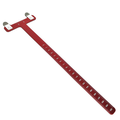 Stainless Steel Bow T-Square ruler | Ken's archery store