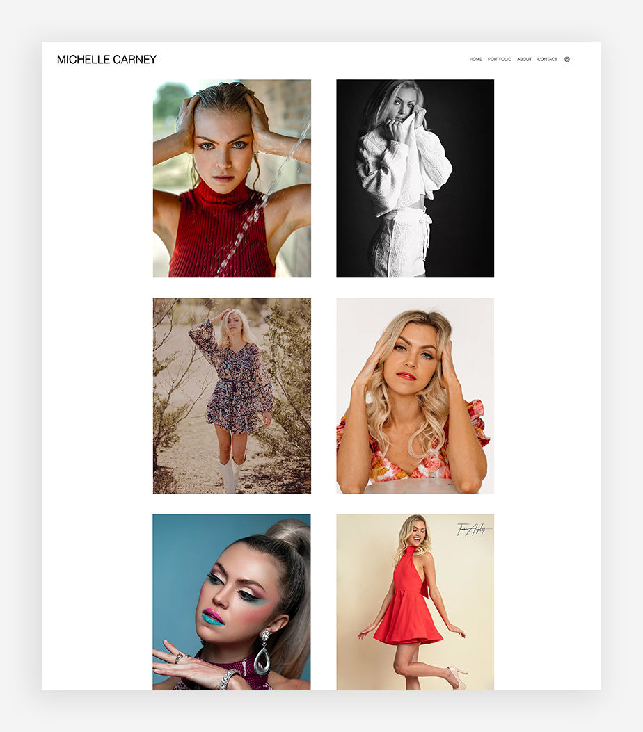10 Jaw-Dropping Model Portfolio Examples For Your Inspiration