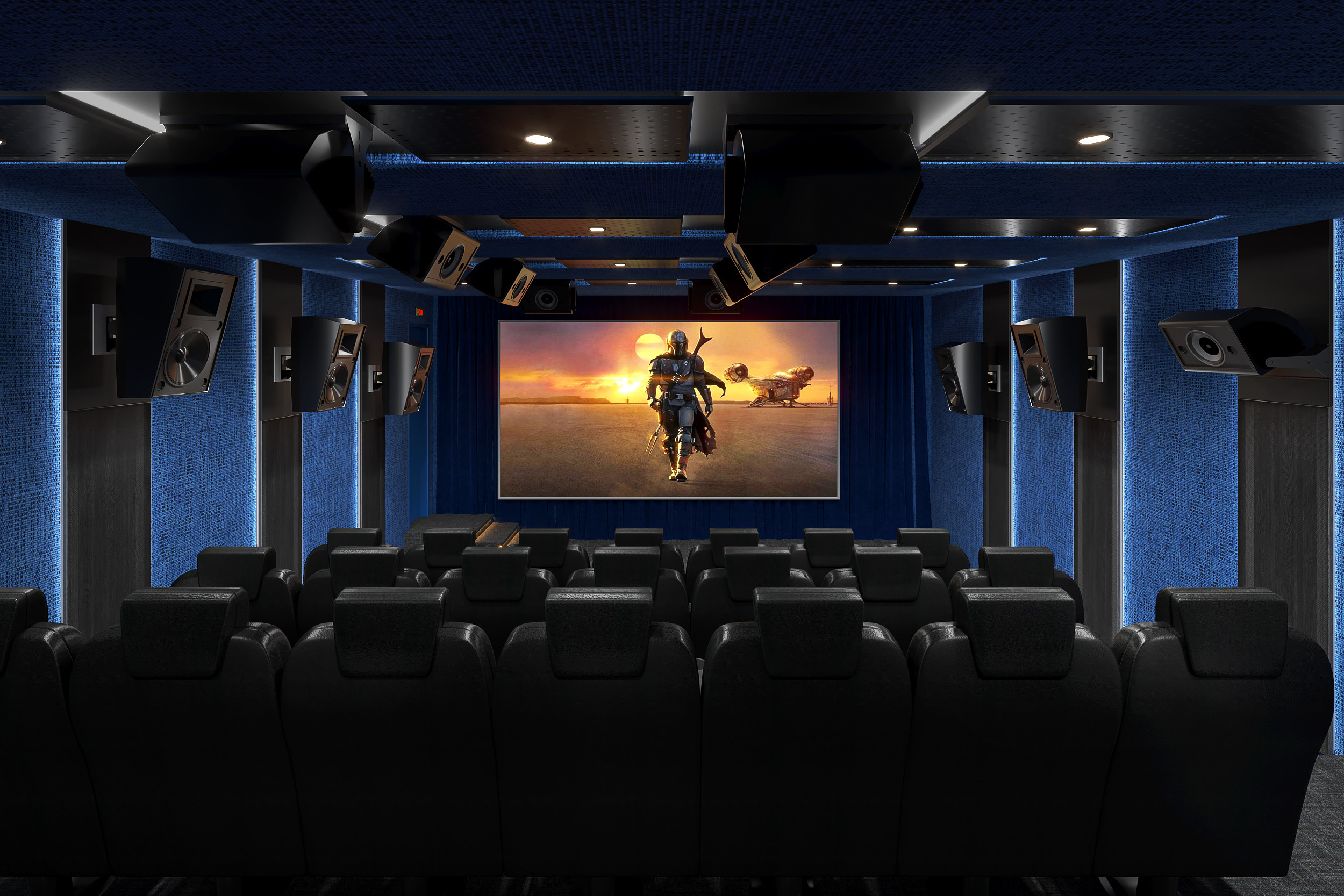Industry Screening Room | Screening Rooms & Theaters | Janson + Tsai ...