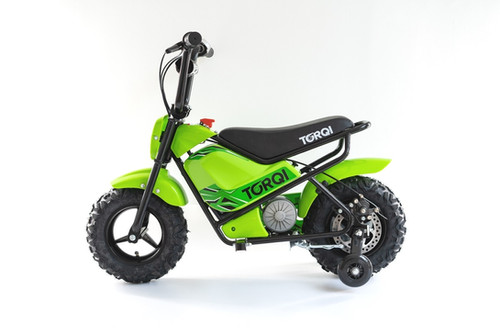 Torqi E-250 Bike Green | Children's Electric Dirt Bike | Electric Kid’s ...