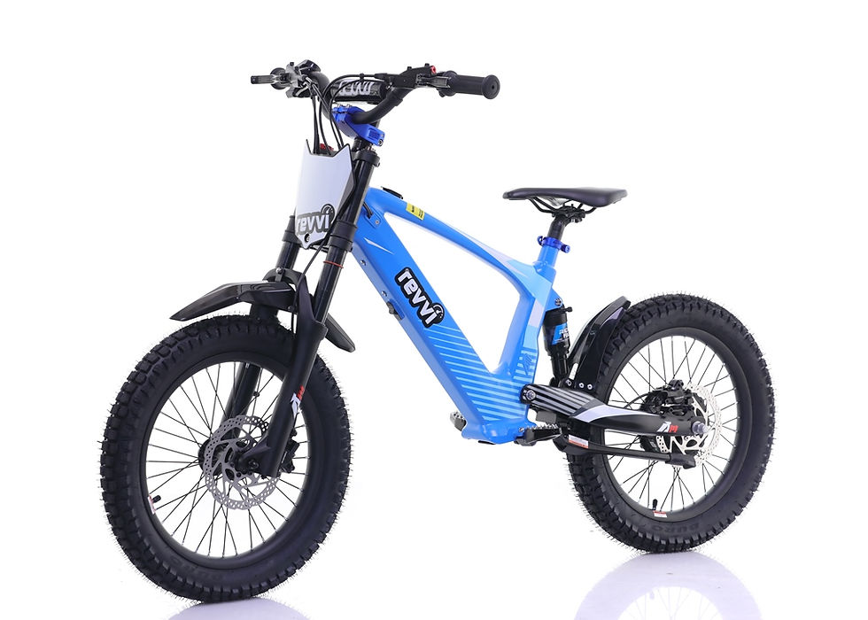 Shop Revvi 18" Plus Electric Bikes | Kids Electric Bicycle
