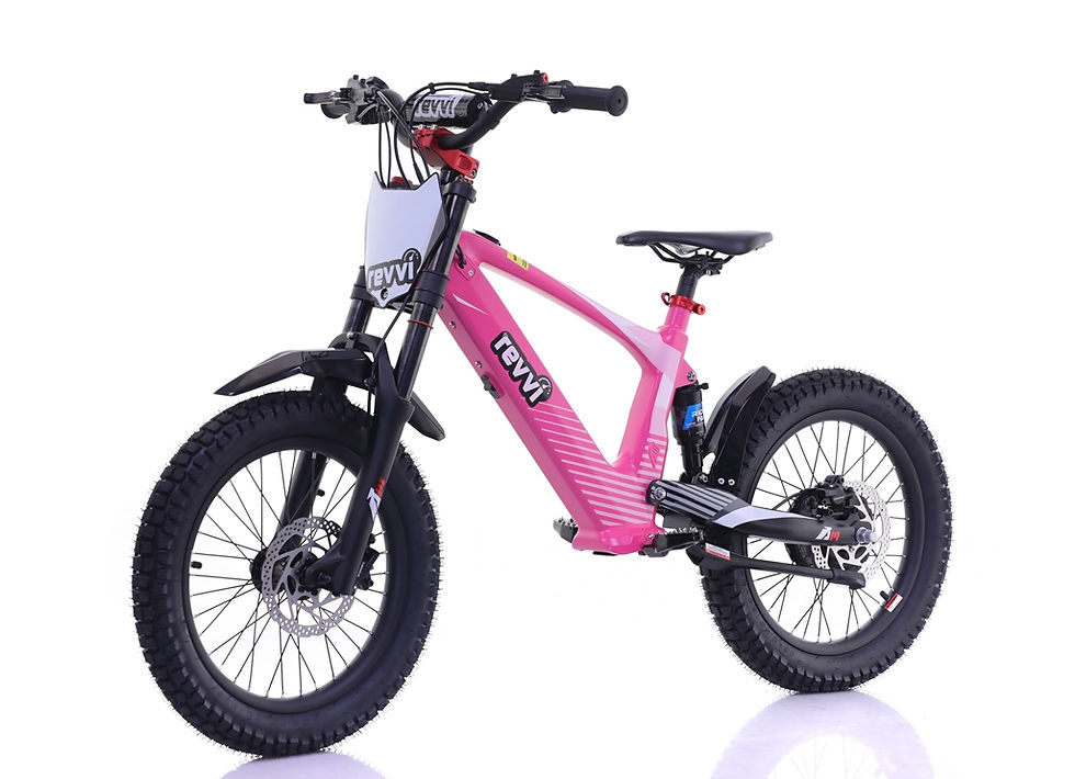 Shop Revvi 18" Plus Electric Bikes | Kids Electric Bicycle