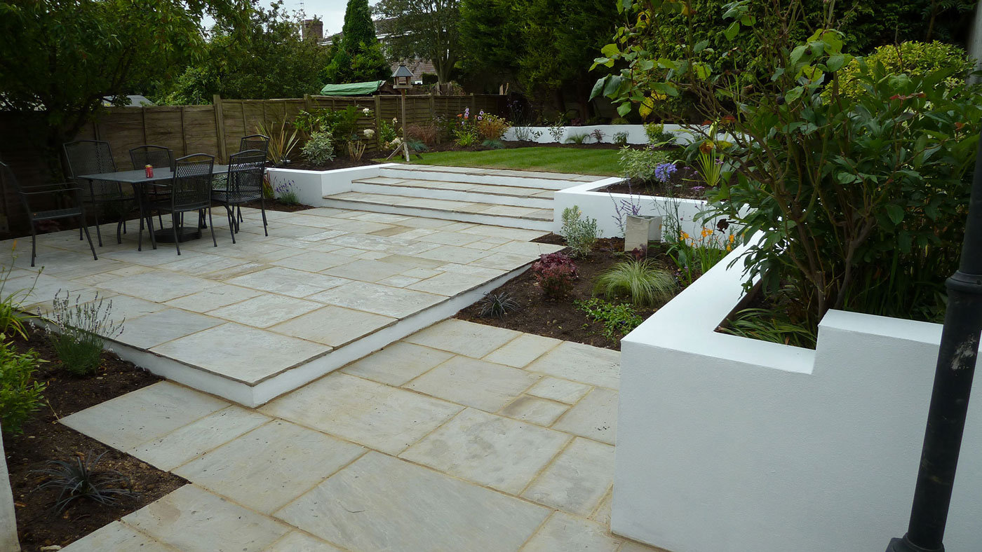 Interlinked Rectangles Garden Garden Design & Build | Living Colour ...