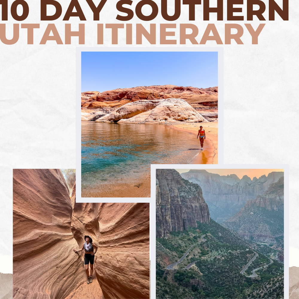 10 Day Southern Utah Itinerary - Kris Maria Wanders - Virginia Blogger