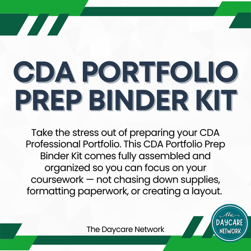 CDA Portfolio Prep Binder Kit | Home Daycare Summit