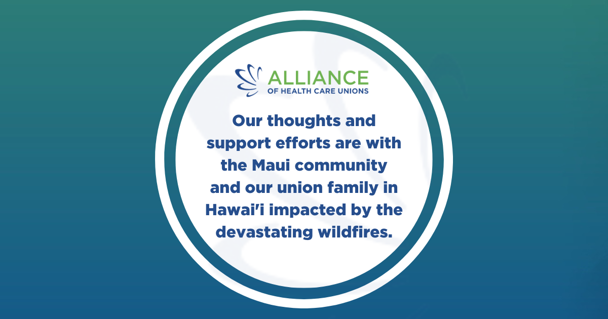 Our thoughts and support are with Maui, Hawai’i