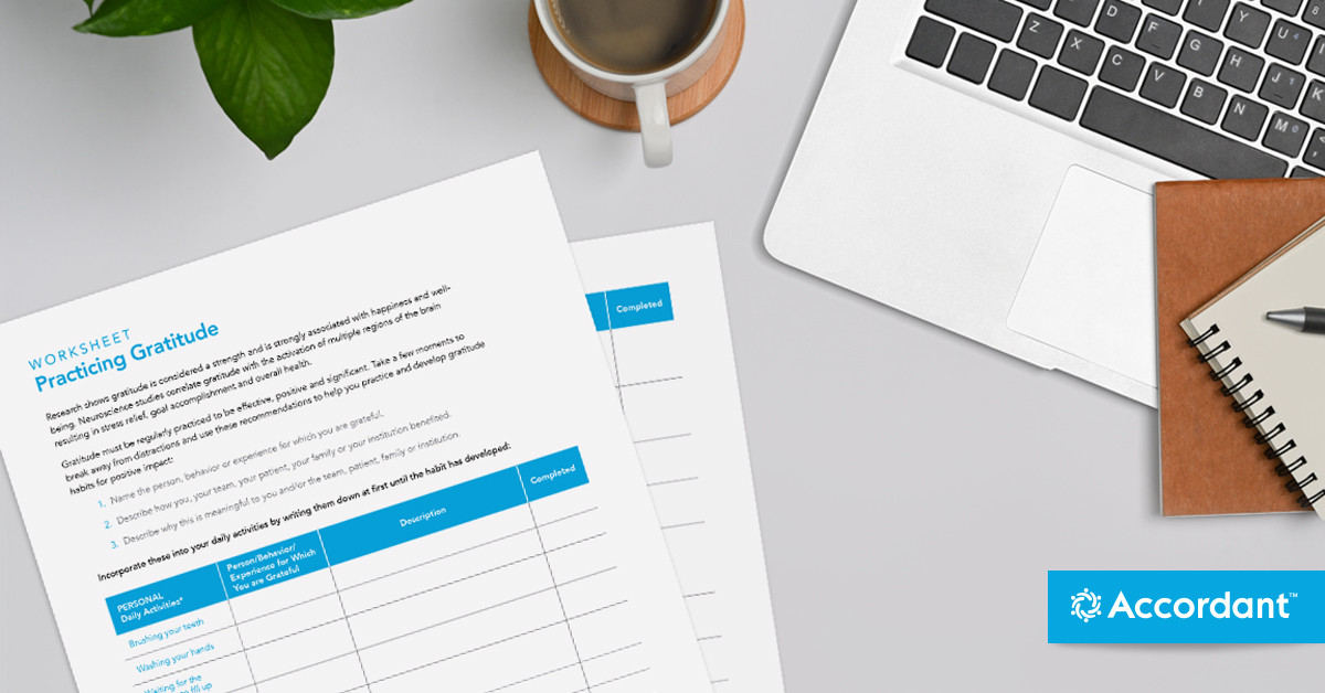 Worksheet: Practicing Gratitude