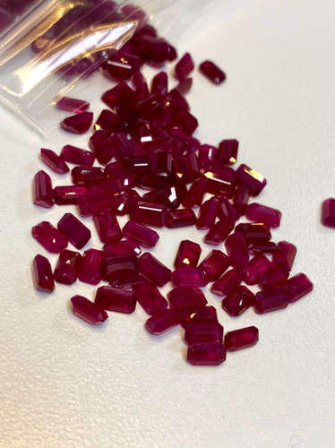 Ruby EC 5x3 mm | Precious Pebbles Inc