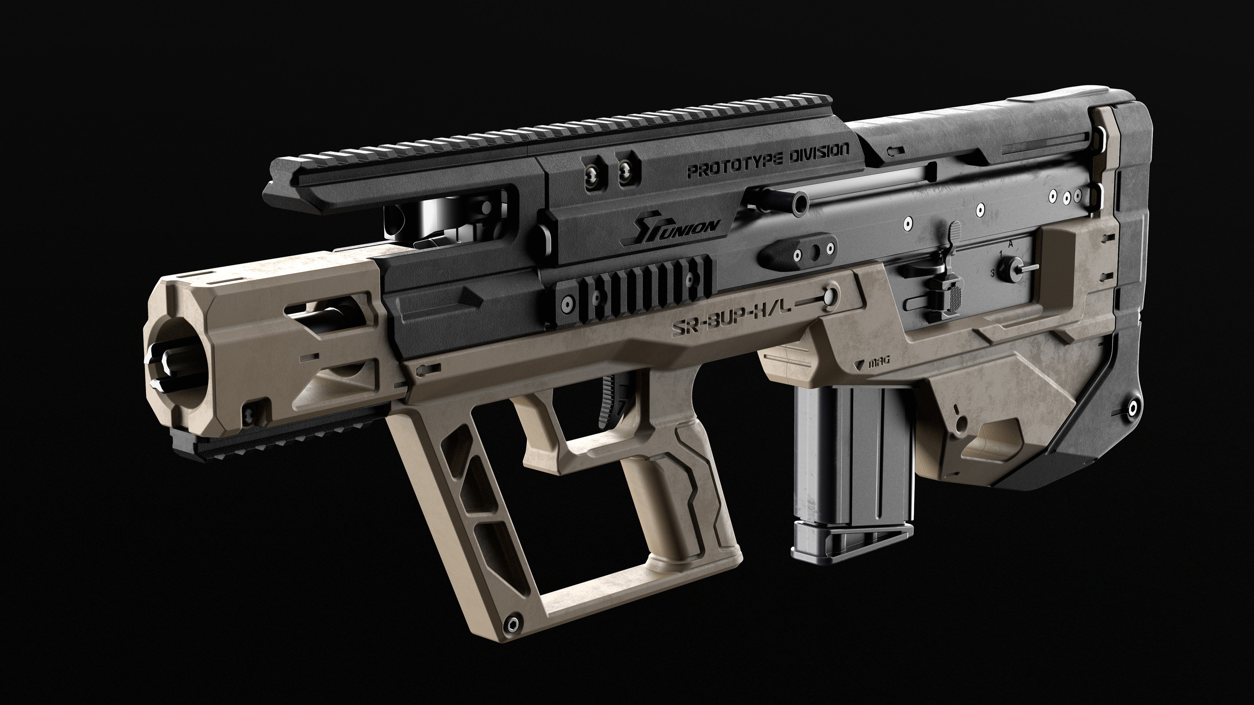 SCAR L / H bullpup kit | SRU AIRSOFT | bullpup conversion kit