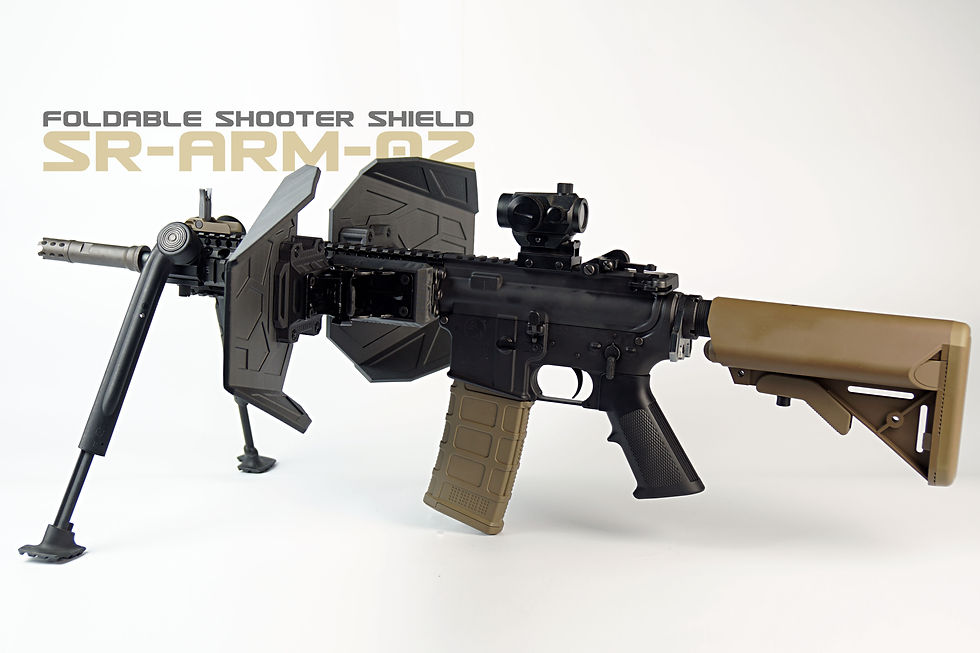 Mount on Folding Shield (A pair including L & R side) | SRU Bullpup Chassis