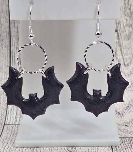 Hula hoop bats blue and black | Crafted by Jenny