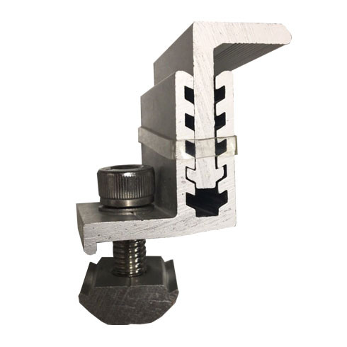 Brida lateral para sujetar panel solar en perfil | Stock Sun Power