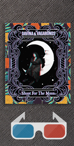 3D Paper Moon Print | DavinaVagabonds