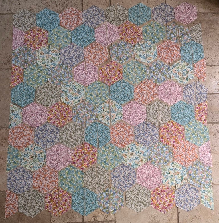 Hexagon Quilt Shortcut Tutorial