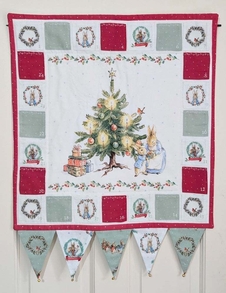 Peter Rabbit Advent Calendar Panel Tutorial
