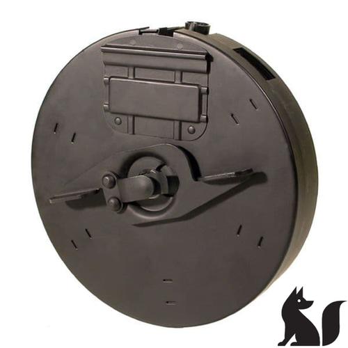 Cybergun 450 rd Hi-Cap Drum Magazine for Thompson Airsoft AEG Series ...