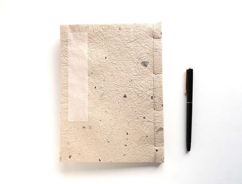 'Watoji Japanese book bound Note Pad, Momigami Kyosei-shi Cover | wanokaze