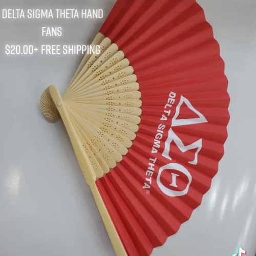 Delta Sigma Theta Hand Fan | Allthatandsum