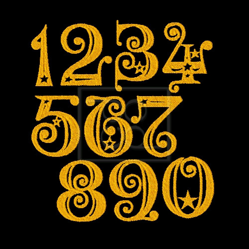 King's Willow Alpha Numbers 0 thru 9 | mysite