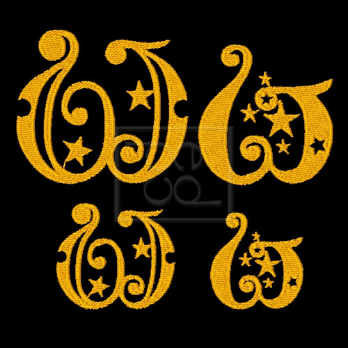 King's Willow Alpha Letter W | mysite