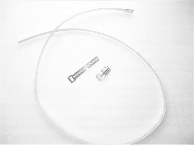 DC-6000/3300 Silver Dust Collector Filter Retaining Strap with Clamp ...