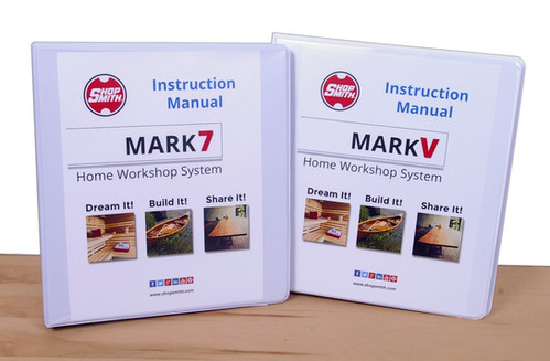 MARK V 500 Owners Manual and Reference Guide | Shopsmith
