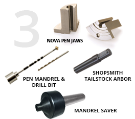 NOVA Pen Turning Accessory Completer Kit | Shopsmith