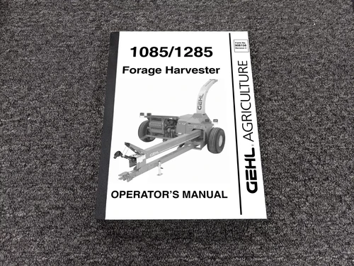 908156 - GEHL 1085 / 1285 OPERATORS MANUAL | Pentagon Farm Centre