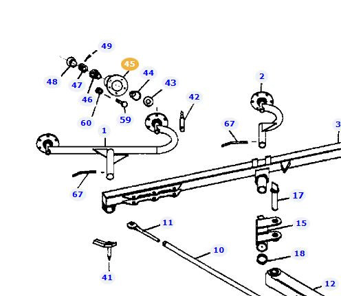 700001773N - WHEEL RAKE HUB | Pentagon Farm Centre