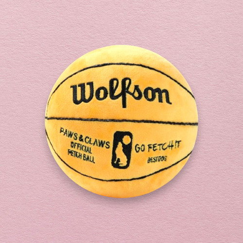 Wolfson Plush Jumbo Basketball | Bark N Meow