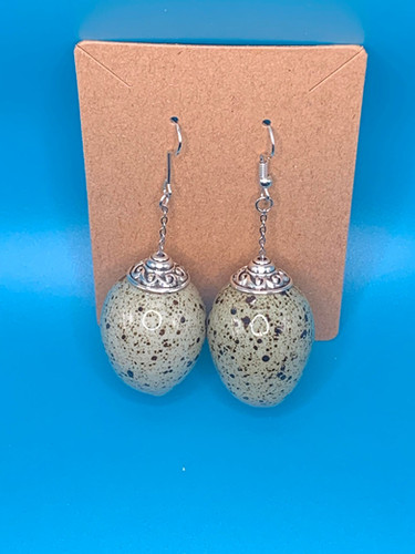 Quail Egg Earrings | Feathered Knechtions