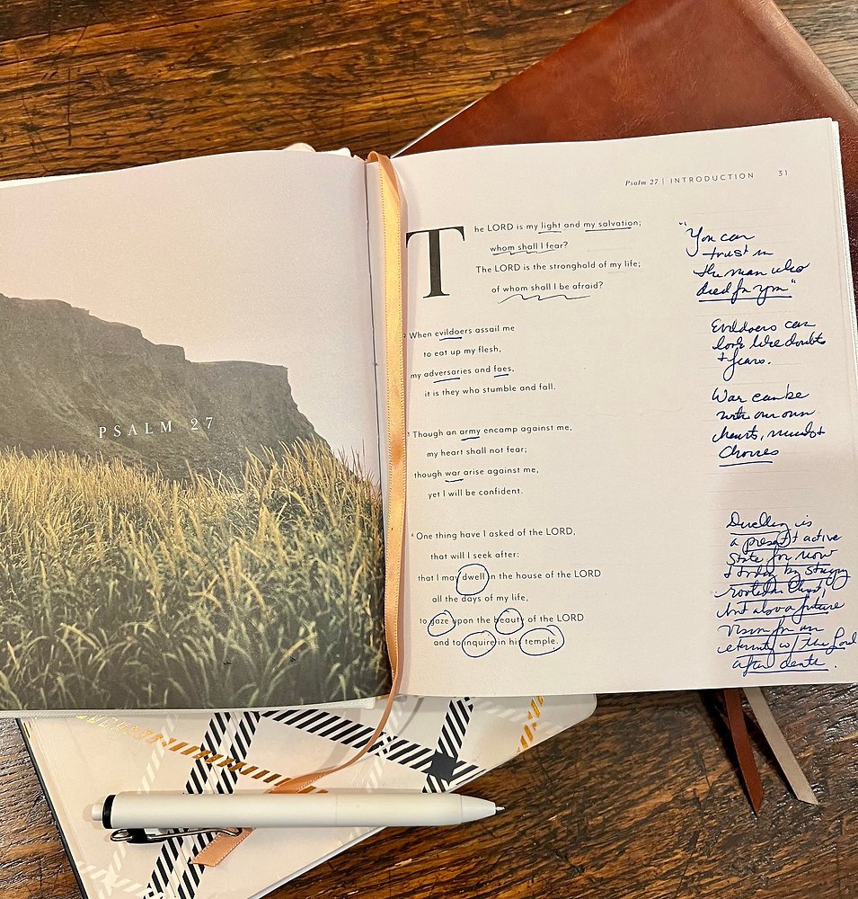 What I Learned From Psalm 27