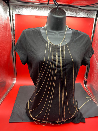Thin lightweight body chains Necklace | Jewelry Plus More