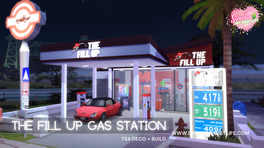 The Fill Up Gas Station SET+ BUILD