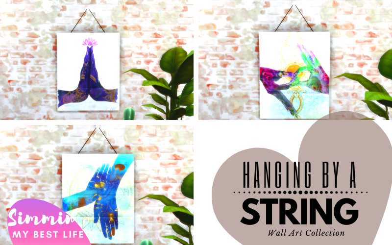 HANGING BY A STRING WALL ART