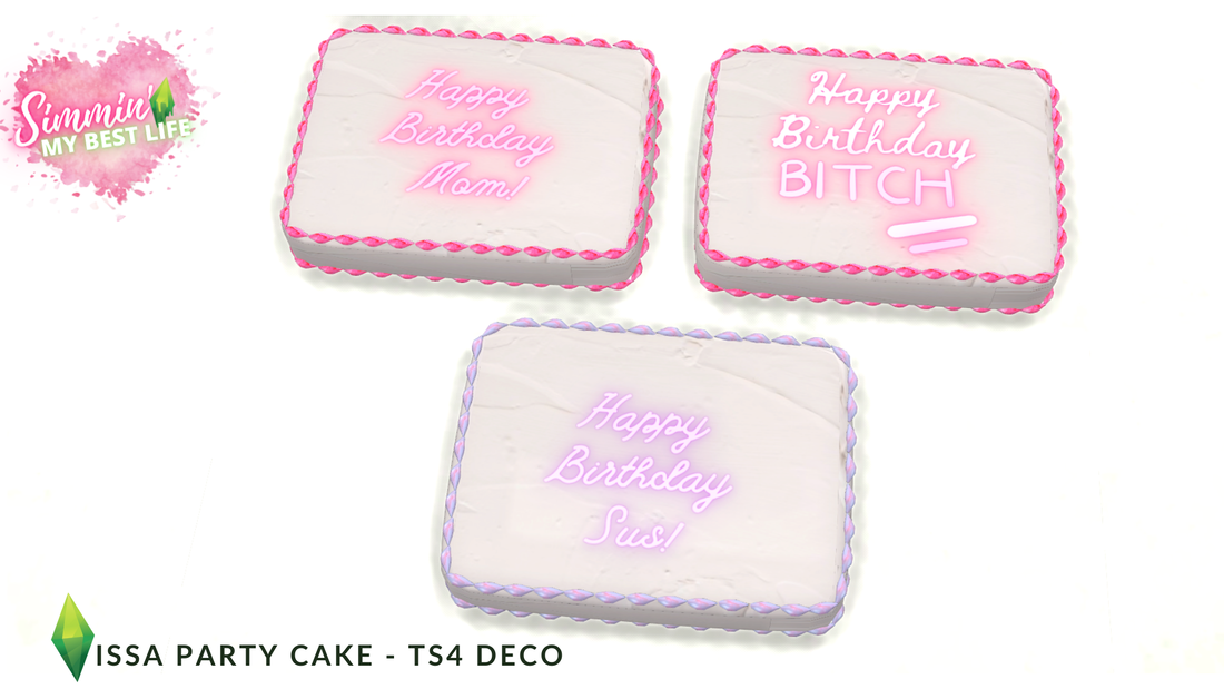 ISSA PARTY BIRTHDAY CAKE