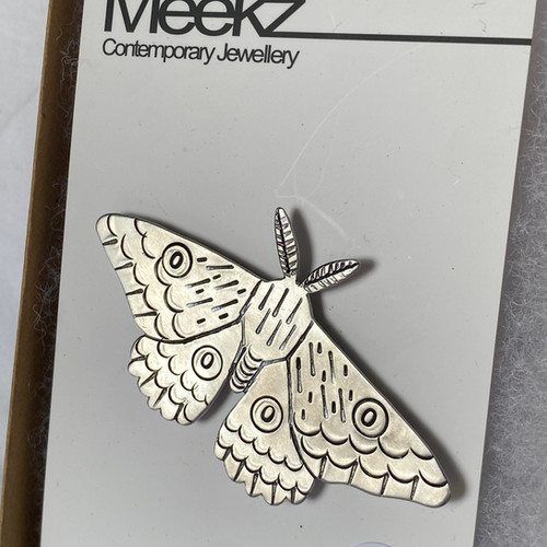 Silver Moth Magnetic Broach | CCB